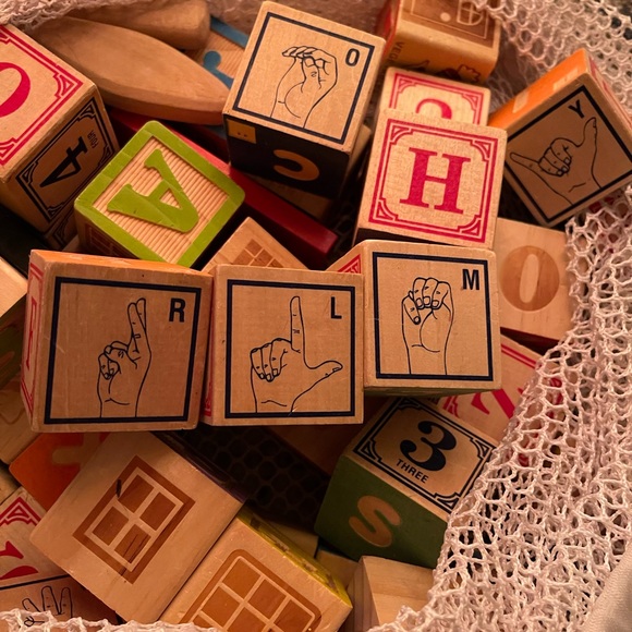 Toys | Sainsmart Jr Wooden Abc Blocks Stacking Blocks Baby Alphabet ...